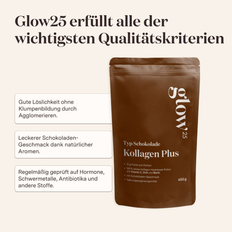 Glow25 Kollagen Plus Typ Schokolade - Limited Edition - Glow25